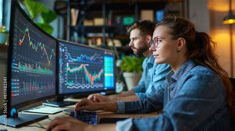 Data Analysis Team Professional Male And Female Statisticians