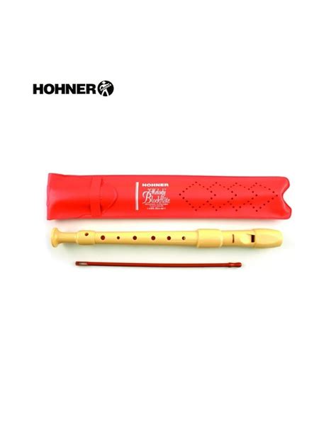 Flauta Hohner Plastico 9516 Funda Naranja