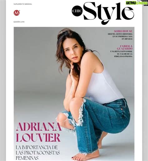 Adriana Louvier Instagram Gracias Chicstylemx Por La Portada Los