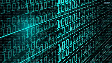 Download Information Technology Binary Matrix Wallpaper