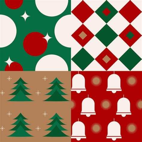 Premium Vector Vector Illustration Of Christmas Pattern