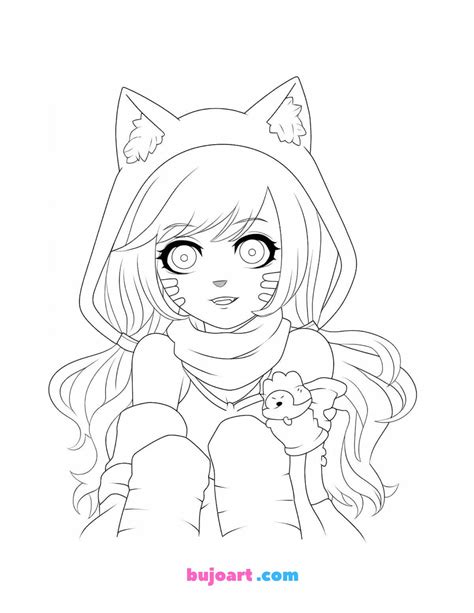 Free Aphmau Coloring Pages Bujo Art