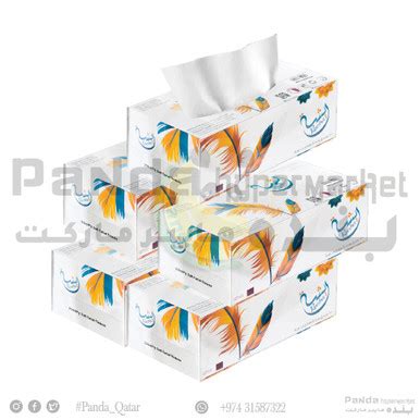 Reesha Facial Tissue 200x2plyx5pcs Pandaqa