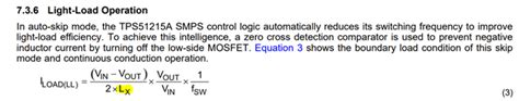 Tps51215a Light Load Auto Skip Mode Data Converters Forum Data