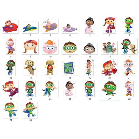 Instant Download Super Why Png Super Why Clip Art Digital File Only