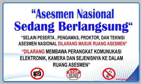 Download Desain Pengumuman Di Lokasi Anbk Sesuai Pos An 2021