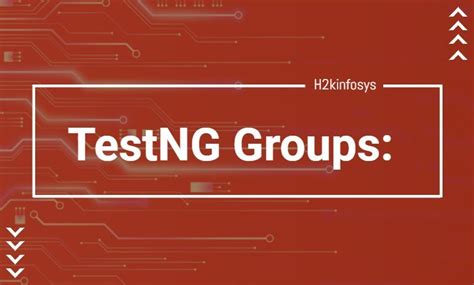 Testng Groups H2k Infosys Blog