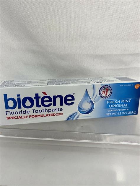 Biotene Gentle Fresh Mint Original Fluoride Toothpaste 4 3 Oz 2 26 Face Plant