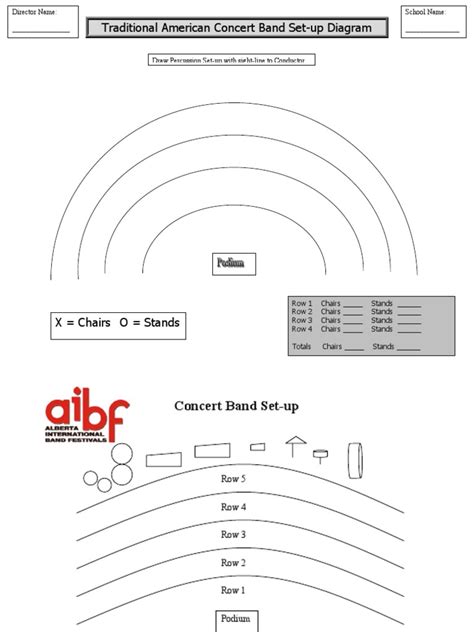 Concert Band Seating Charts Combined Pdf Music Production Orchestras