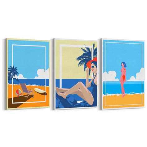 Retro Beach Posters