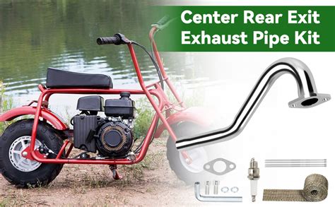 Xikoby Central Long Mini Bike Exhaust Pipe For F Rp Gmb100