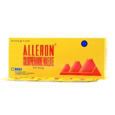 Jual Ctm Alleron 4 Mg Anti Alergi Anti Gatal Shopee Indonesia