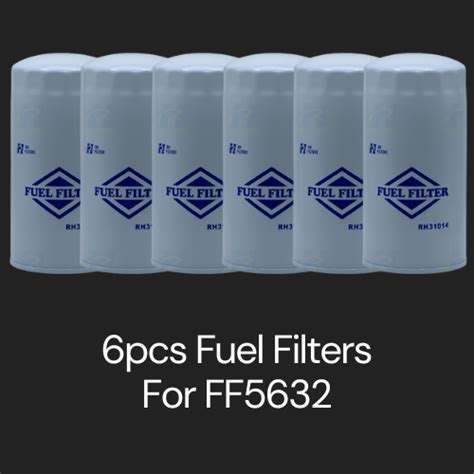 For Ff5632 Fuel Filter Pack Of 6 Royal Quality Fast Shipping Ebay