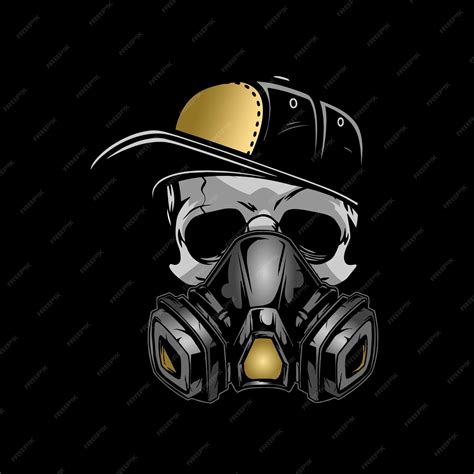 Skull Gas Mask Logo