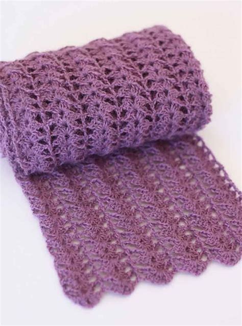 10 Free Crochet Scarf Patterns The Lavender Chair Gehaakte