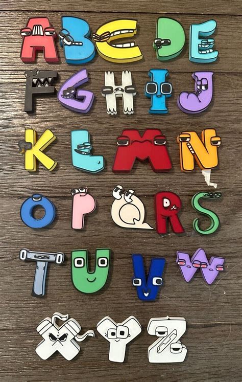 Alphabet Lore Toys Action Figures Alphabet Lore Letters Ebay