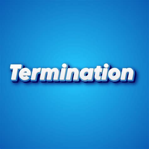 Premium Photo Termination Text Effect Gold  Attractive Background