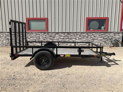 New 2026 Big Tex 60x10 Bp Single Axle Utility Trailer 30sa For Sale
