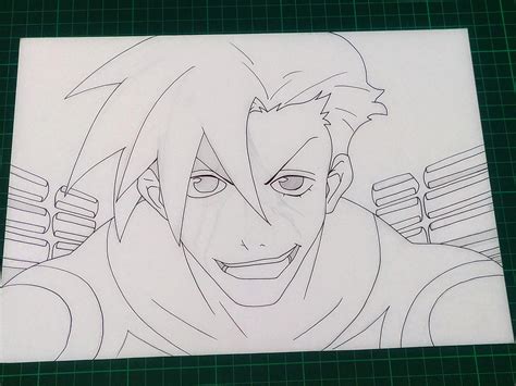 Kamina Old Line Art By Saichi San On Deviantart