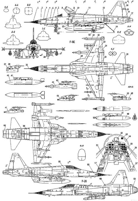 Airplane Blueprint With Sheet Music Aviones Caza Infanteria Aviones
