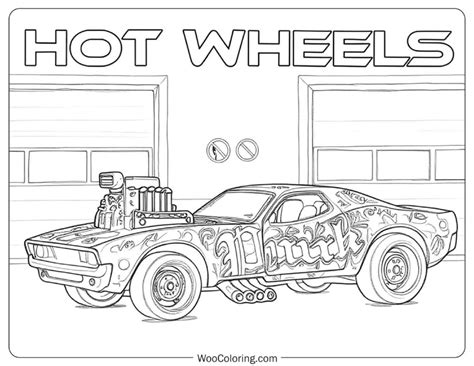 Rodger Dodger Hot Wheels Coloring Pages Printable