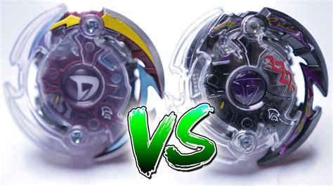 Beyblade Burst Battle Dark Deathscyther Vs Doomscizor D2 Takara Tomy Vs Hasbro Youtube