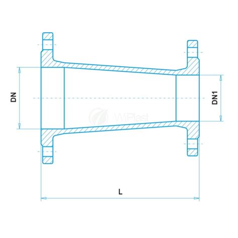 Double Flange Reducer Ffr Dn700x600mm Ductile Iron Or Gray Iron
