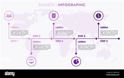 Infographic Template For Presentations And Features Data Visualization Includes A Process Chart