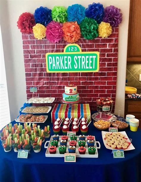 Sesame Street Decoration Sesame Street Foods Sesame Street 4th