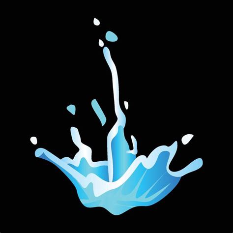 Water Splash Drawing Vector Art Icons And Graphics For Free Download