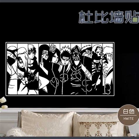 火影忍者鼬神迪达拉佩恩晓飞段墙贴火影贴纸贴画海报墙大贴画寝室虎窝淘