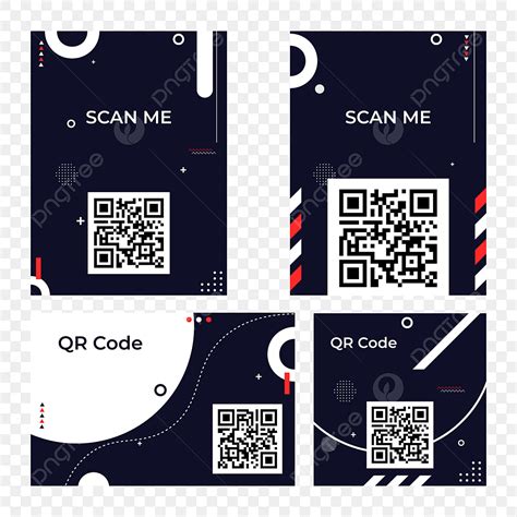 Qr Code Illustration Vector Png Images Qr Code Label Vector Clipart