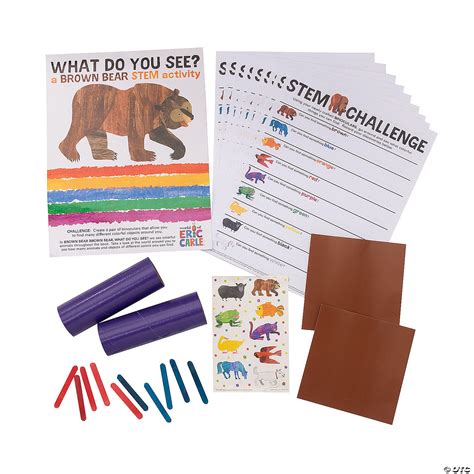 Stem World Of Eric Carle Brown Bear Binoculars Learning Craft Kit
