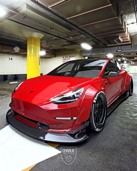 Tesla Model 3 Stanced Artofit