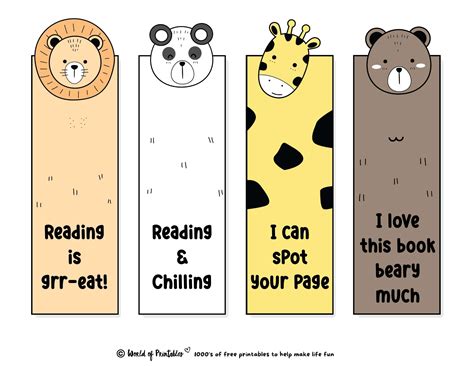 Pin By Liege On Marcador Cute Bookmarks Templates Printable Free