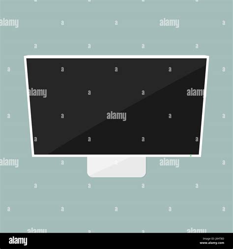Flat Screen Stock Vector Images Alamy