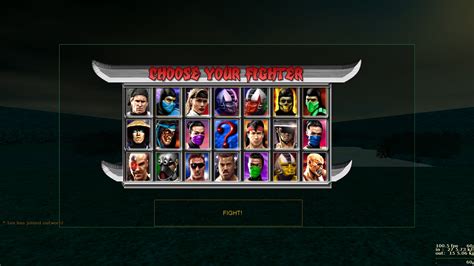 New Vgui Character Menu Confirmed Chars Image Mortal Kombat Mod For