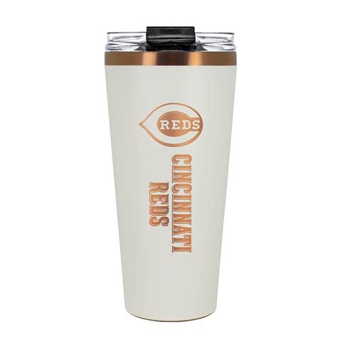 Great American Products Cincinnati Reds 30oz Big Slim Tumbler Cream