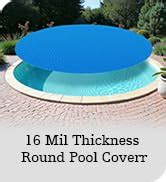 Uirway 18 Ft Round Pool Cover With Reflective Strips Swimming Pool Cover For Above