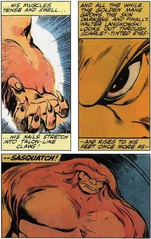 Sasquatch Marvel Comics Alpha Flight Walter Langkowski Profile