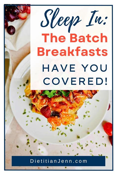 Breakfast Handled Make Ahead Meals For Busy Mornings