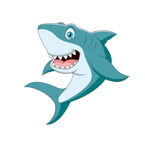 Cute Cartoon Shark