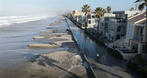 Pillar To Post Friday Floods Mission Beach Boardwalk Flooded