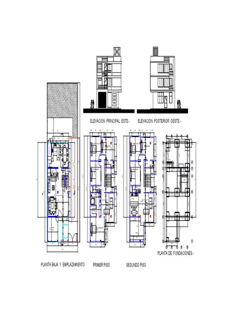 Plano De Vivienda Segun Normas De La Alcaldia Cbba Pdf