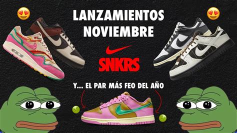 ¡lanzamientos Nike Snkrs Noviembre Y El Tenis MÁs Feo Del AÑo Youtube