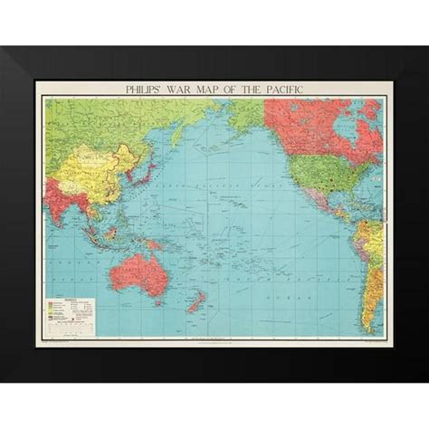 George Philip And Son Limited 24x19 Black Modern Framed Museum Art