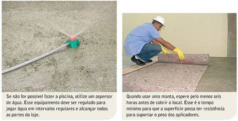 Clube Do Concreto Como Fazer Cura úmida Ou Química De Lajes De Concreto