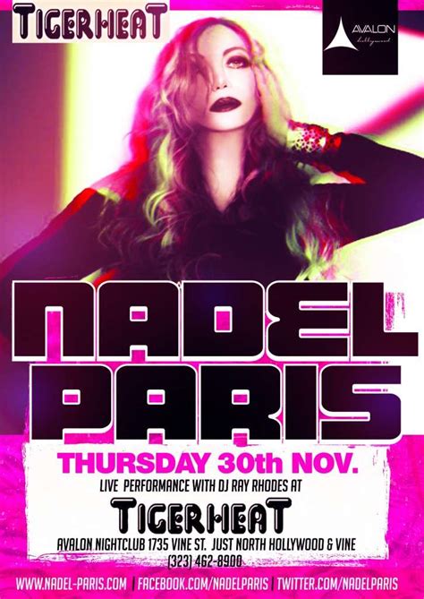 November 30th Dont Miss Out On Nadel Paris And Dj Ray Rhodes