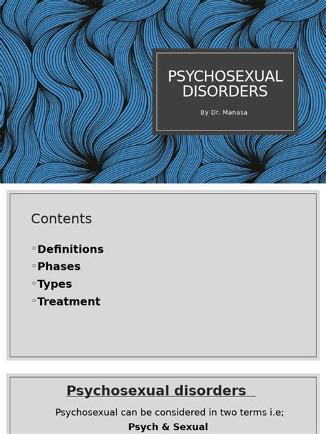 Psychosexual Disorders Pdf Psychological Trauma Stress Biology