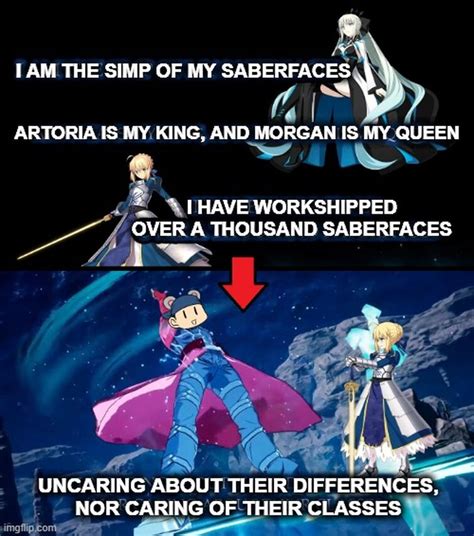 Saberface Fans In A Nutshell Fandom